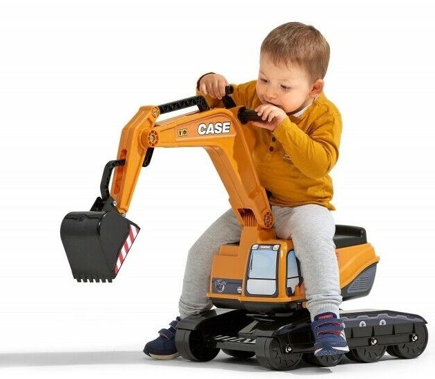 Багер за яздене Falk-Komatsu, с отваряща се седалка , оранжев | Отлична цена | Ozone.bg