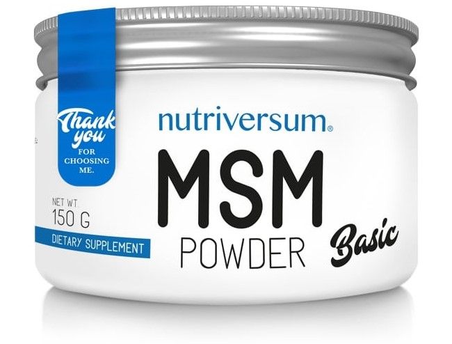 Basic MSM Powder, неовкусен, 150 g, Nutriversum | Ozone.bg