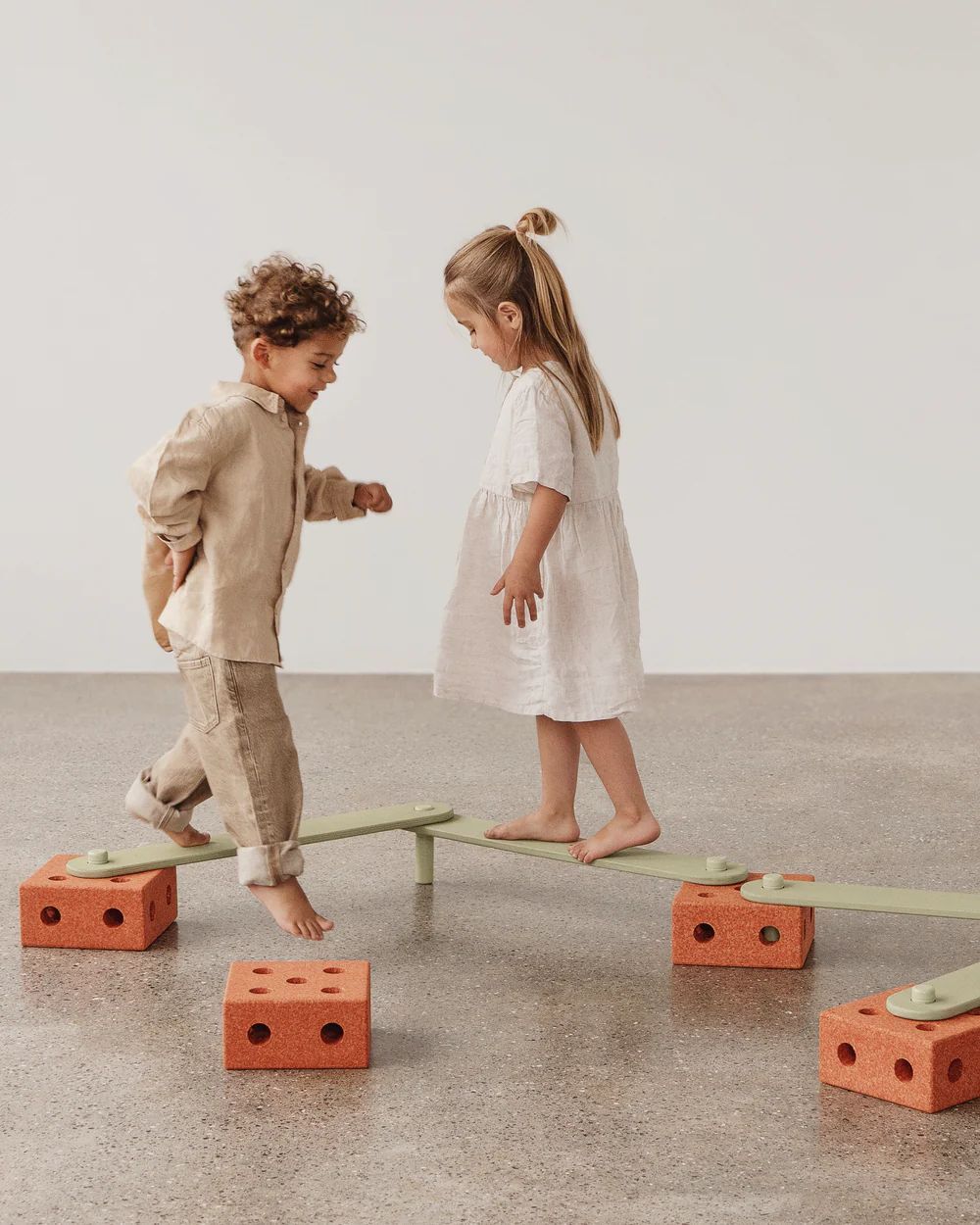 Баланс пътека Modu - Burnt Orange/Dusty Green | Добра цена | Ozone.bg