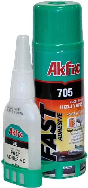 Бързо залепващо лепило Akfix - 705, 400 ml + 125 gr | Ozone.bg