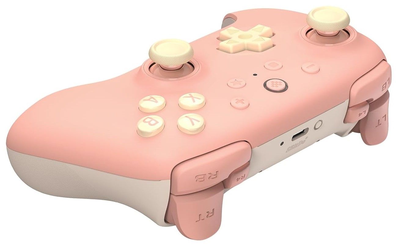 Безжичен контролер 8BitDo - Ultimate 2C 2.4G, Hall-Effect, Peach (PC ...