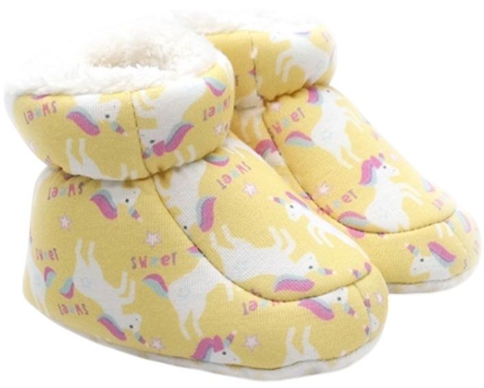 Бебешки буйки Funny baby - Unicorn, размер 17, 4-8 м, жълти | Добра ...