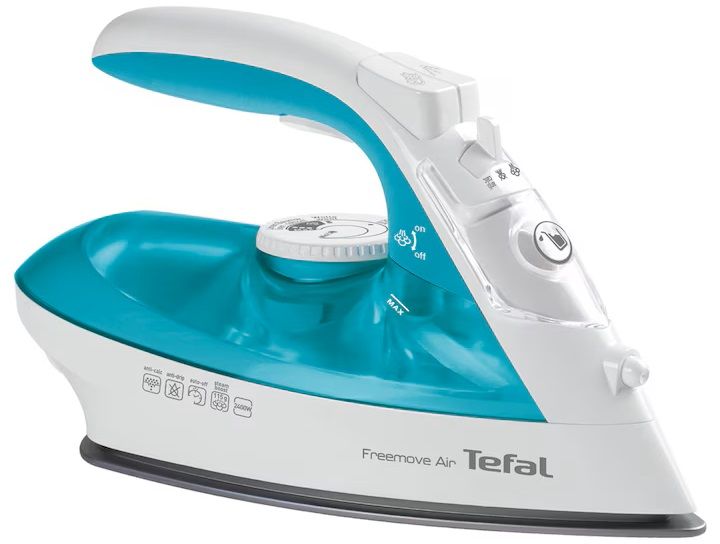 Безкабелна ютия Tefal - FreeMove Air, 2400W, 170 g/min, синя | Ozone.bg