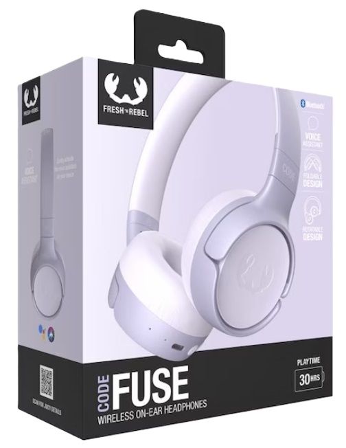 Безжични слушалки с микрофон Fresh N Rebel - Code Fuse, Dreamy Lilac | Ozone.bg