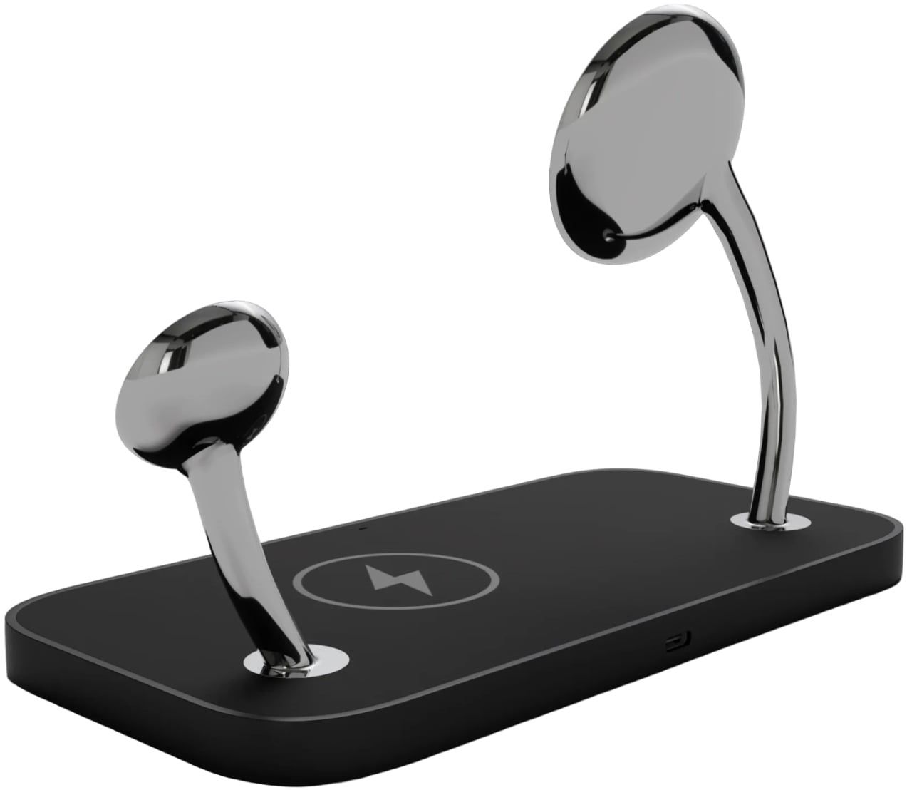 Безжично зарядно XtremeMac - X-MAG Pro 3 в 1, MagSafe, 25W, черно ...