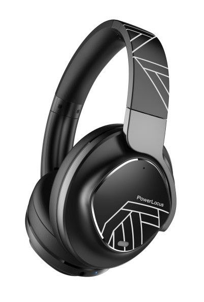 Безжични слушалки PowerLocus - MoonFly, ANC, черни/сиви | Ozone.bg