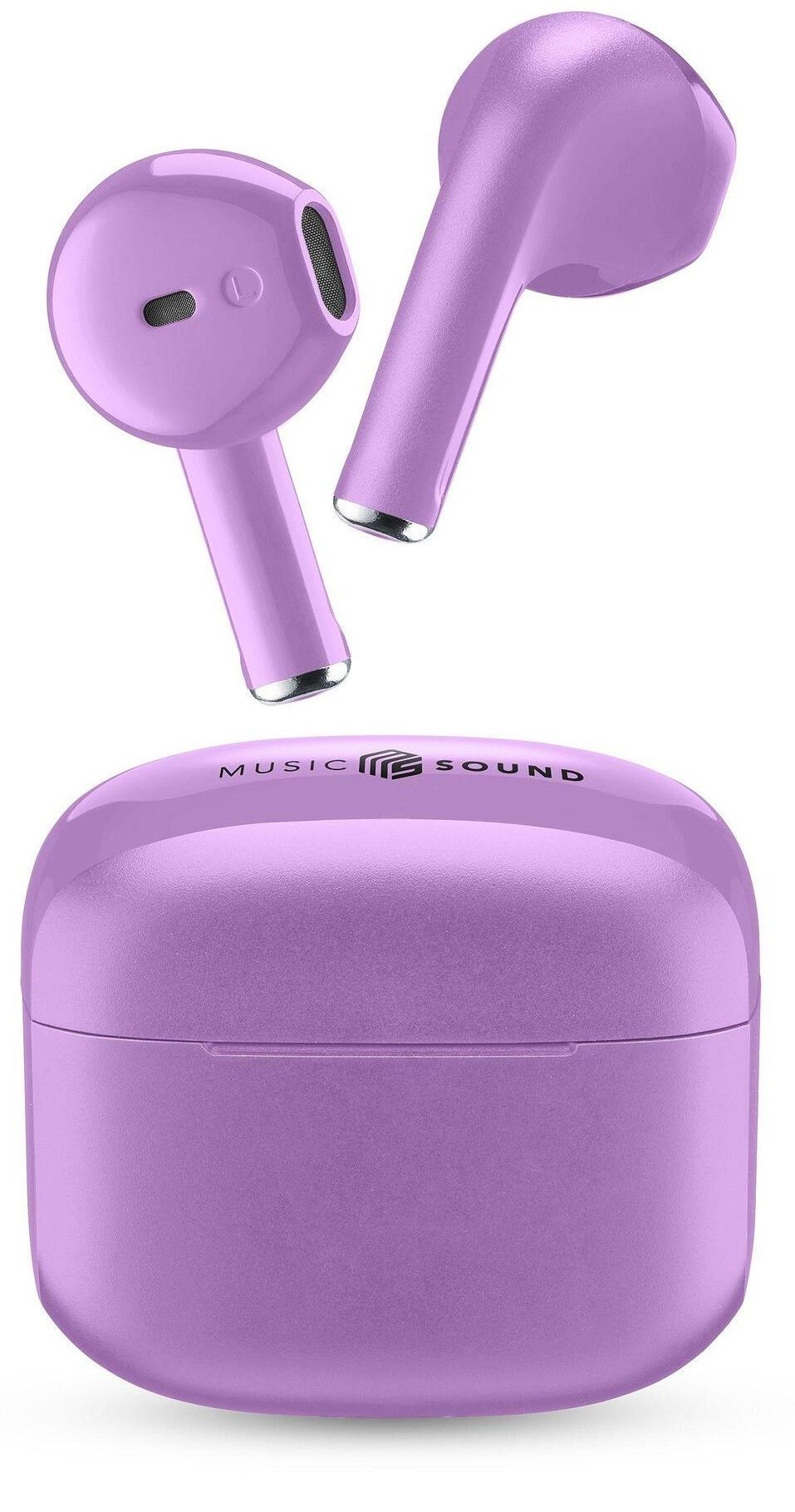 Безжични слушалки Cellularline - Music Sound Swag, TWS, лилави | Ozone.bg