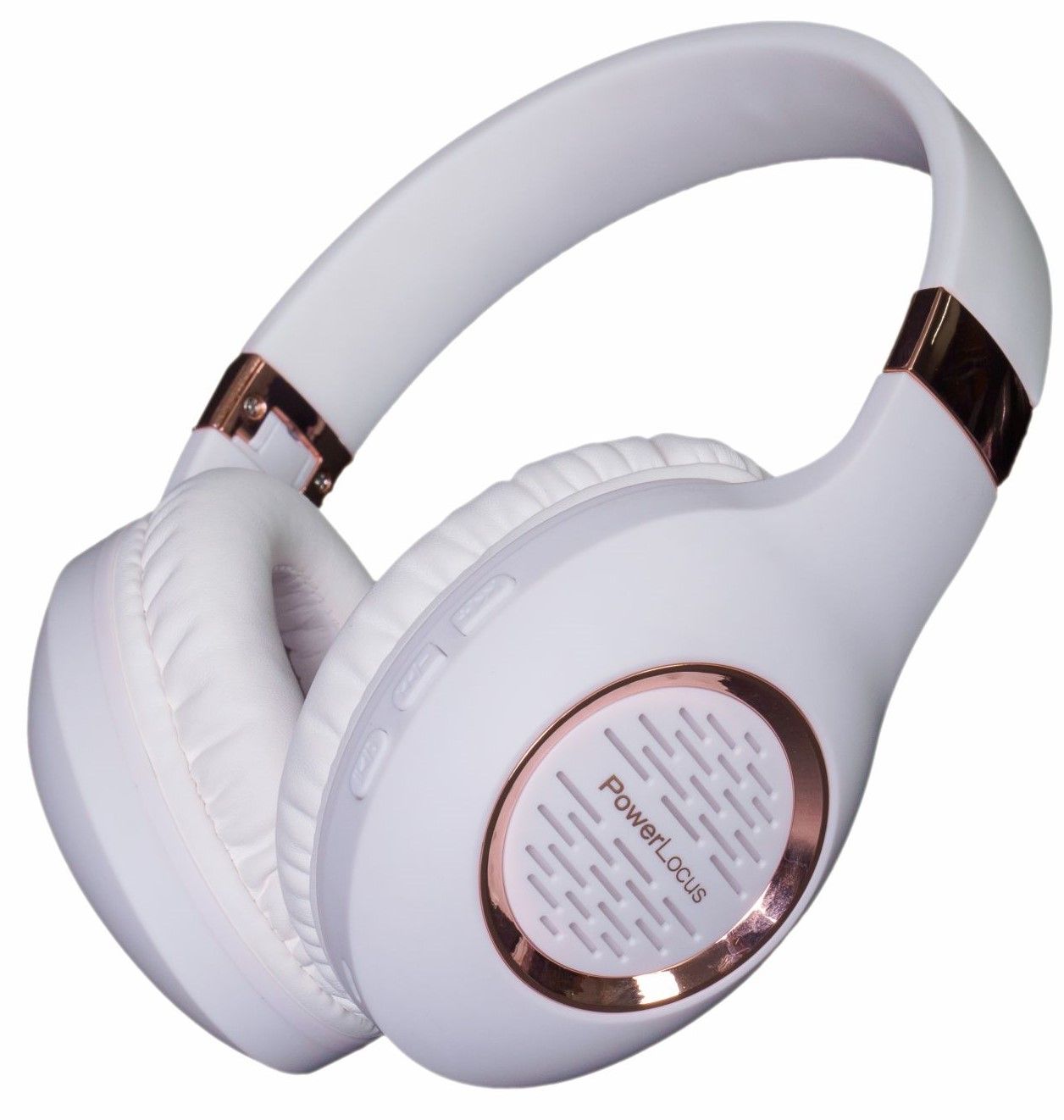 Безжични слушалки PowerLocus - P4 Plus, бели/розови | Ozone.bg