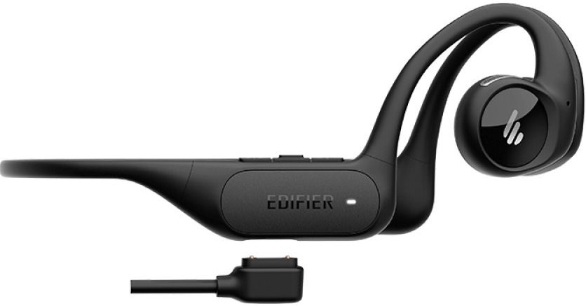 Безжични спортни слушалки Edifier - Comfo Run, IP55, черни | Ozone.bg