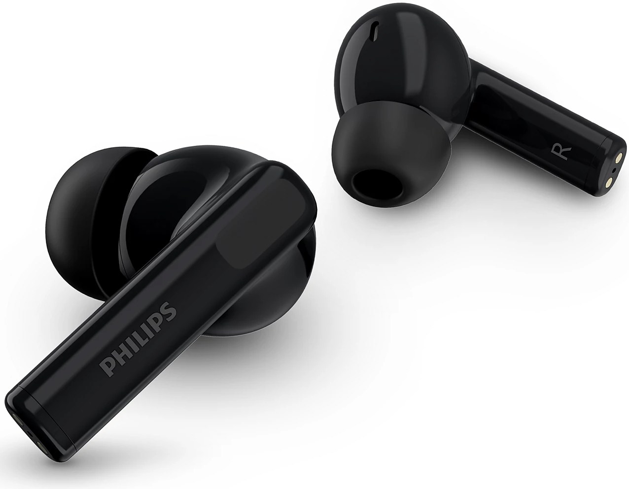 Безжични слушалки Philips - TAT2520BK/00, ANC, TWS, черни | Ozone.bg