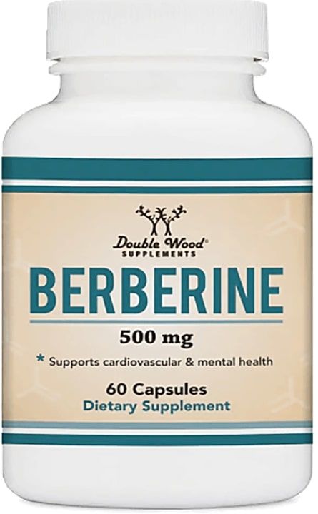 Berberine, 500 mg, 60 капсули, Double Wood | Ozone.bg