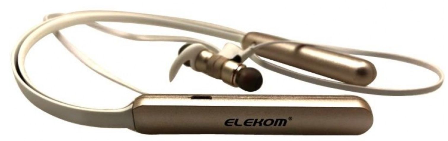 Безжични слушалки Elekom - EK-0037, златисти | Ozone.bg