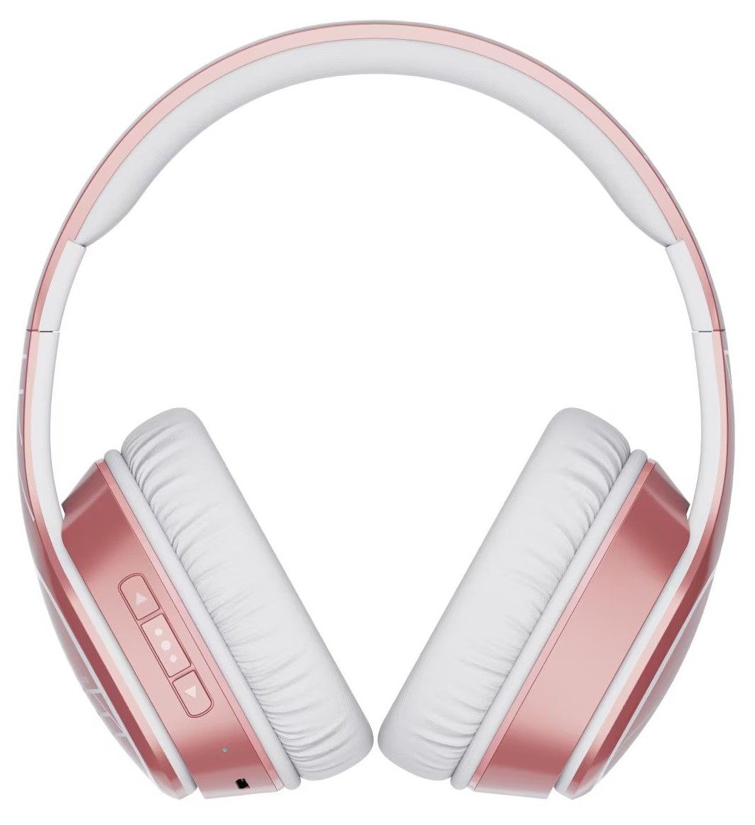 Безжични слушалки с микрофон PowerLocus - P7 Upgrade, розови/бели ...