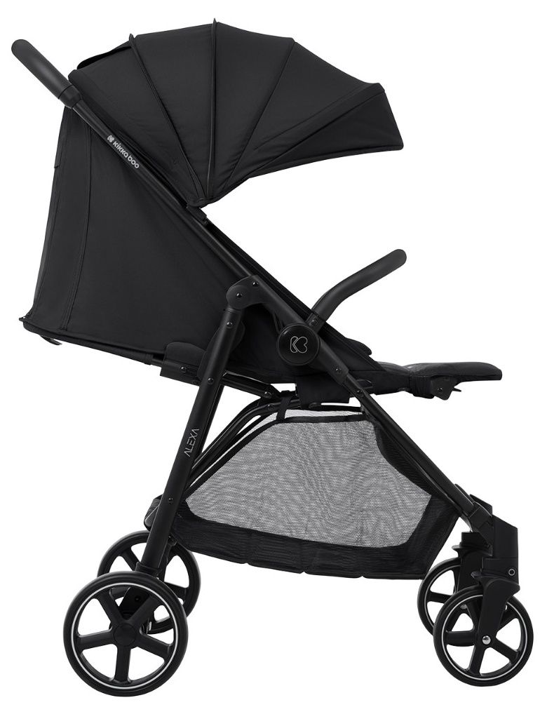 Бебешка лятна количка KikkaBoo - Alexa, Black | Добра цена | Ozone.bg