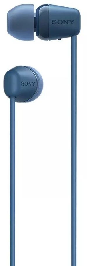 Безжични слушалки с микрофон Sony - WI-C100, сини | Ozone.bg