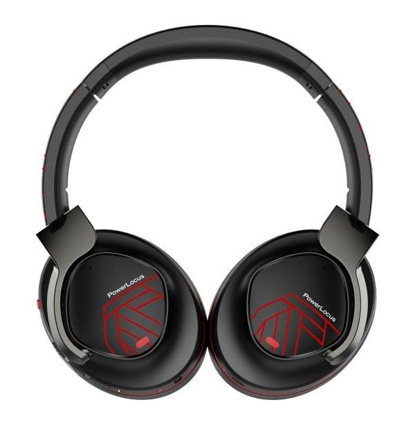 Безжични слушалки PowerLocus - MoonFly, червени/черни | Ozone.bg