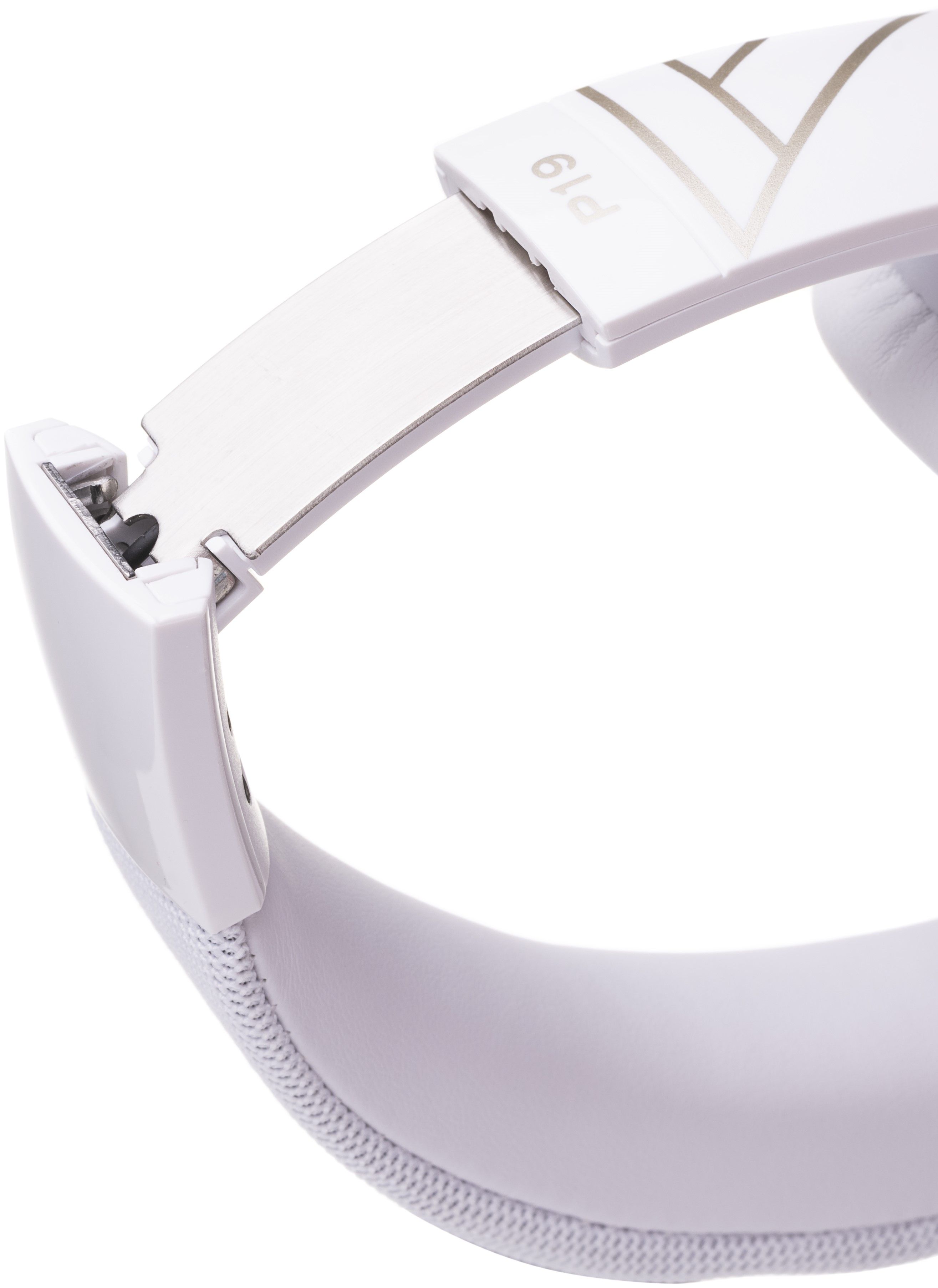 Безжични слушалки с микрофон PowerLocus - P19, бели/златисти | Ozone.bg