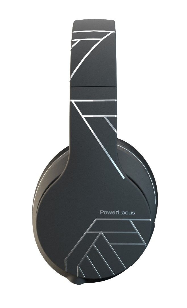 Безжични слушалки PowerLocus - P6, черни/сребристи | Ozone.bg