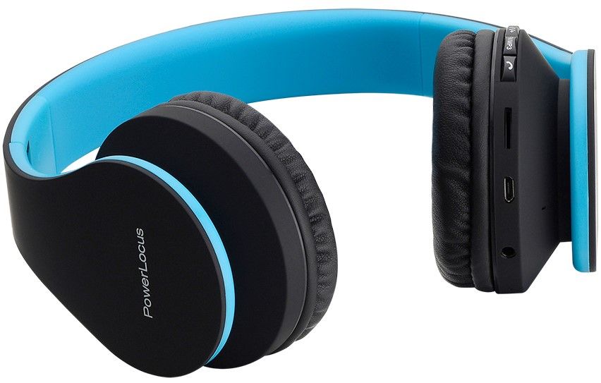 Безжични слушалки PowerLocus - P1, сини | Ozone.bg