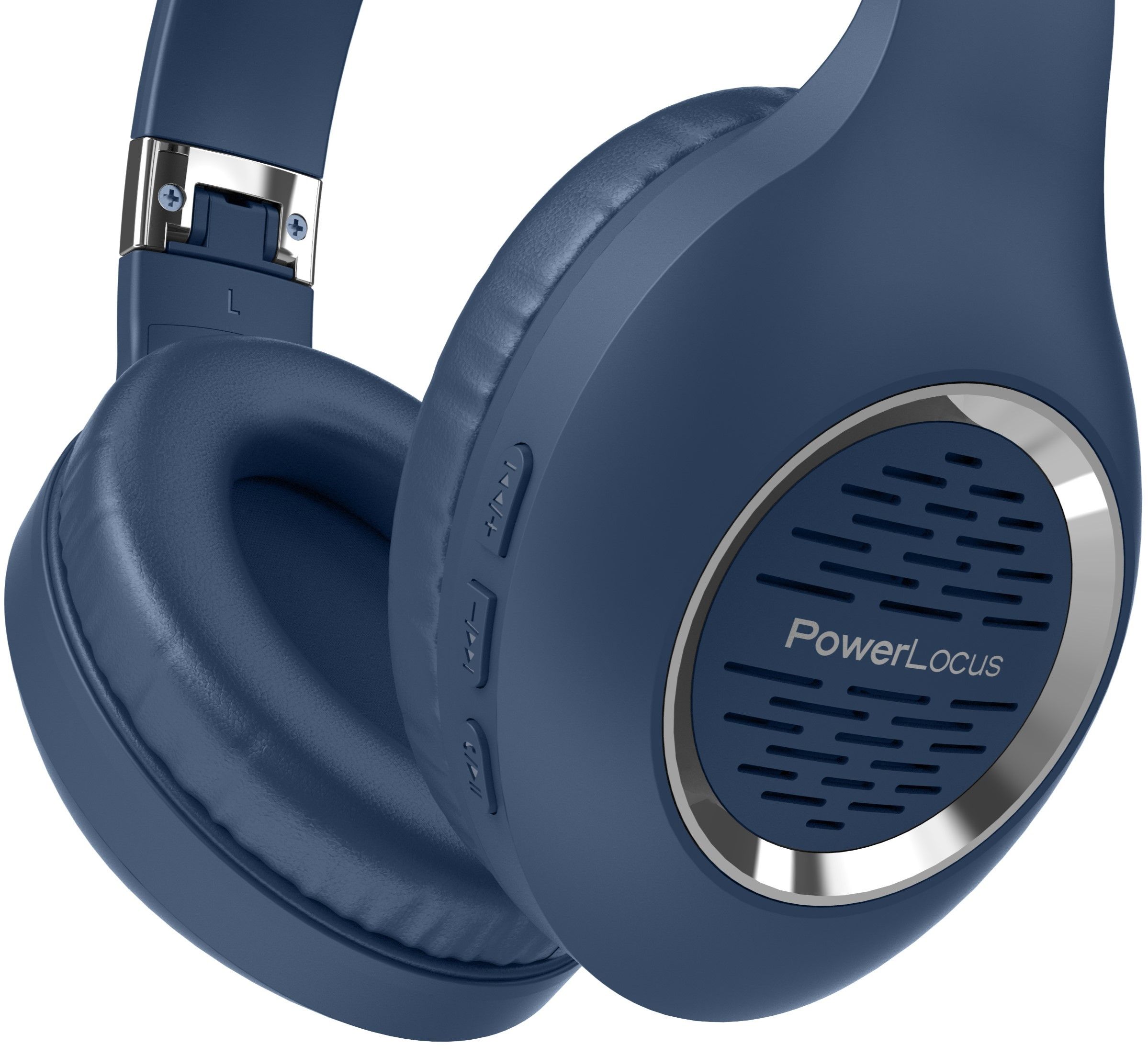 Безжични слушалки PowerLocus - P4 Plus, сини | Ozone.bg