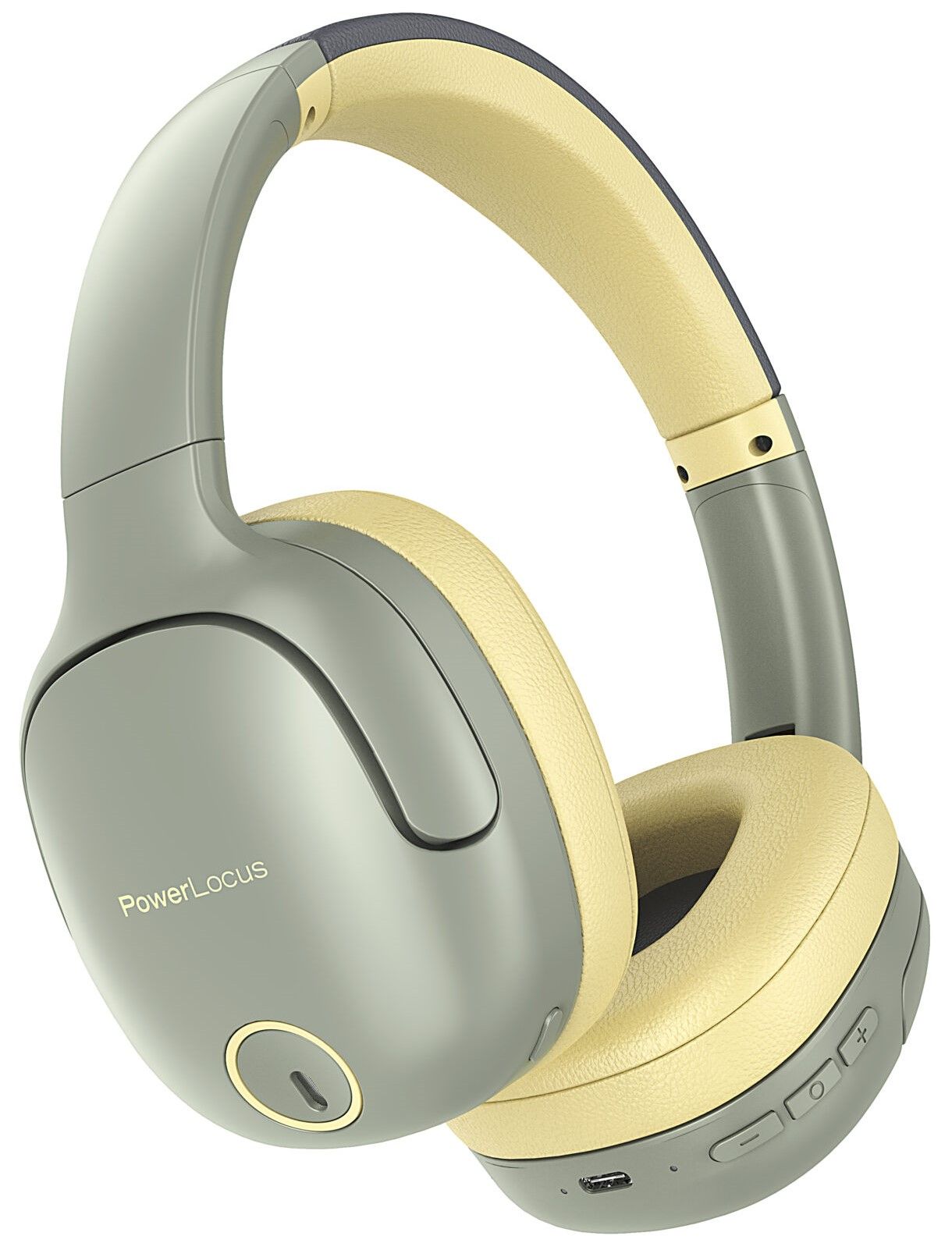 Безжични слушалки PowerLocus - P7, Asphalt Grey | Ozone.bg