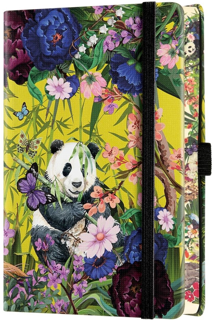 Бележник Castelli Eden - Panda, 13 x 21 cm, линиран | Ozone.bg