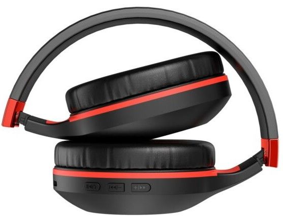 Безжични слушалки PowerLocus - P4 Plus, червени/черни | Ozone.bg