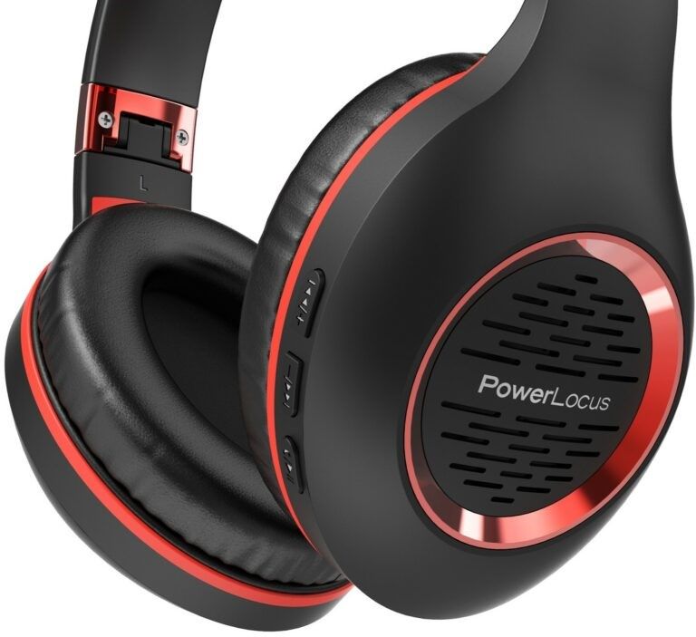 Безжични слушалки PowerLocus - P4 Plus, червени/черни | Ozone.bg