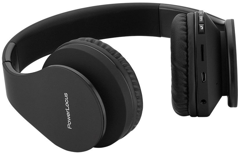 Безжични слушалки PowerLocus - P1, черни | Ozone.bg