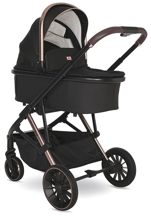 Бебешка количка 2 в 1 Lorelli - Aria, черна | Добра цена | Ozone.bg