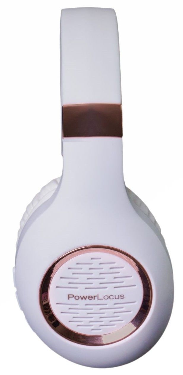 Безжични слушалки PowerLocus - P4 Plus, бели/розови | Ozone.bg