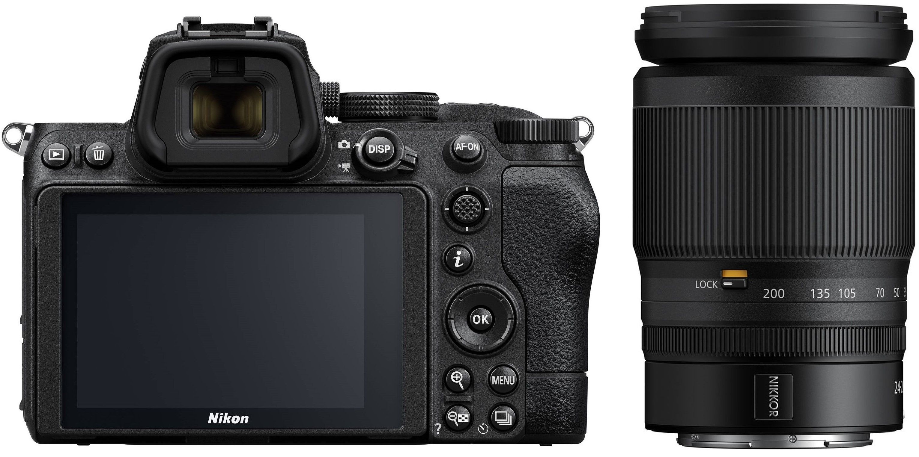 Безогледален фотоапарат Nikon - Z5, Nikkor Z 24-200mm, f/4-6.3 VR, черен | Ozone.bg