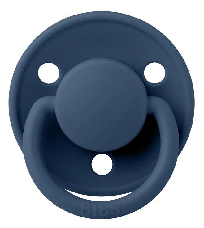 Биберон Bibs - De Lux, Steel Blue, каучук, универсален размер | Добра ...