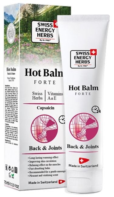 Hot Balm Билков балсам, 75 ml, Swiss Energy | Ozone.bg