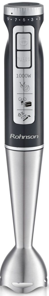 Блендер Rohnson - R-5791, 9 степени, 0.7 l, 1000W, черен/сребрист ...