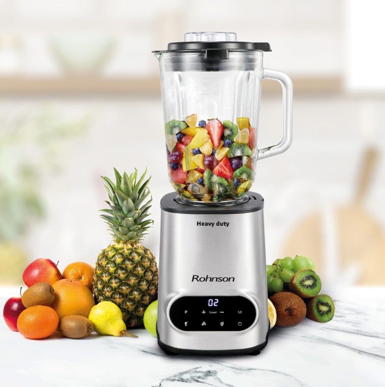 Блендер Rohnson - R-5344 Heavy Duty, 1.5 l, 10 степени, 1600W, сив ...