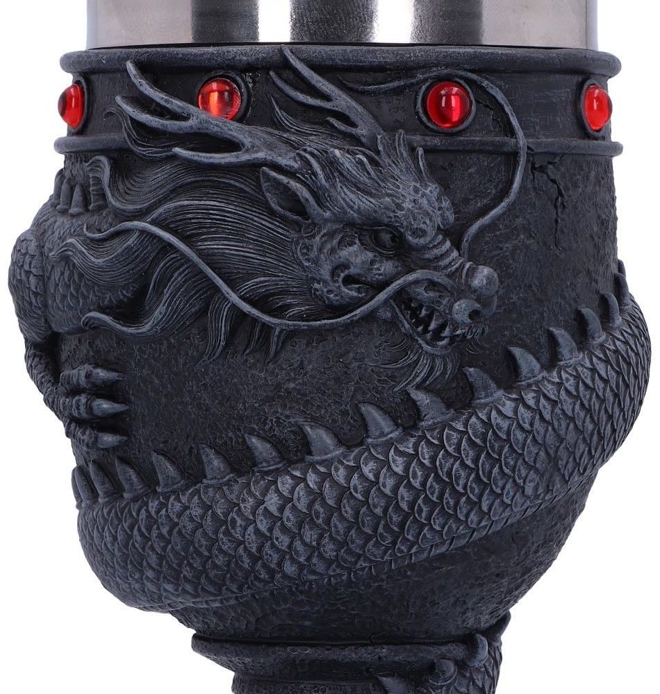 Бокал Nemesis Now Adult: Dragons - Black Chinese Dragon Coil | Ozone.bg