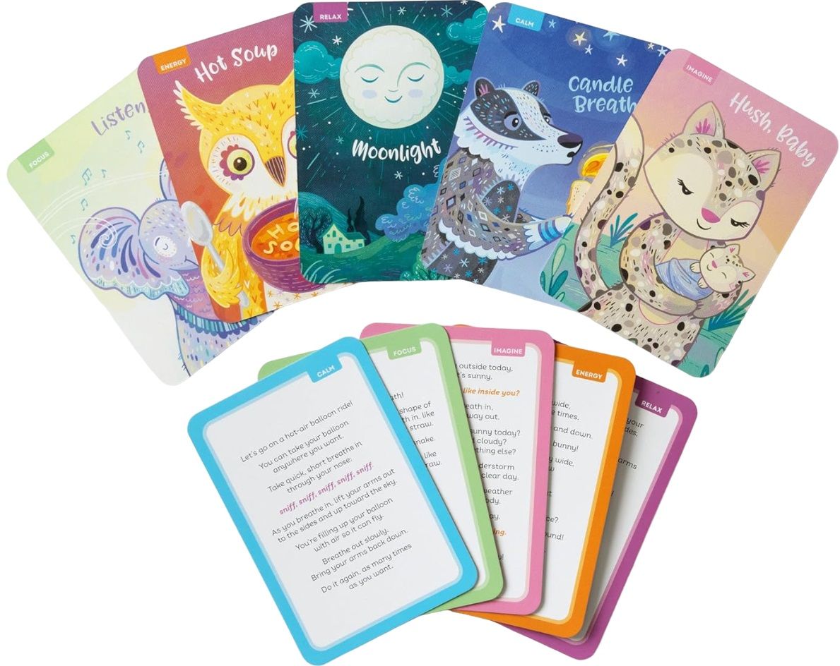 Breathe Like a Bear Mindfulness Cards: 50 Mindful Activities for Kids ...