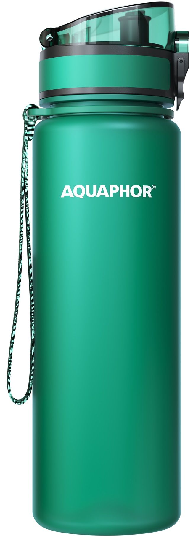 Филтрираща бутилка за вода Aquaphor - City, Filter, 0.5 l, тъмнозелена | Ozone.bg
