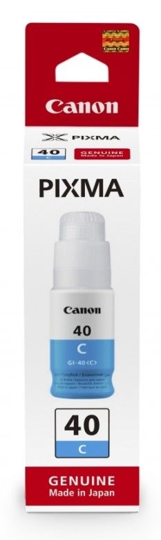 Бутилка с мастило Canon - GI-40C, за PIXMA G6040/G5040/GM2040, cyan ...