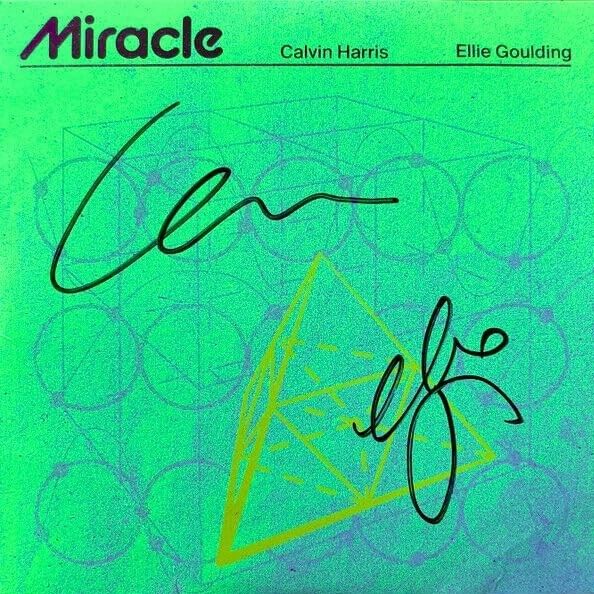 Calvin Harris And Ellie Goulding – Miracle, Signed Edition (CD) Отлична ...