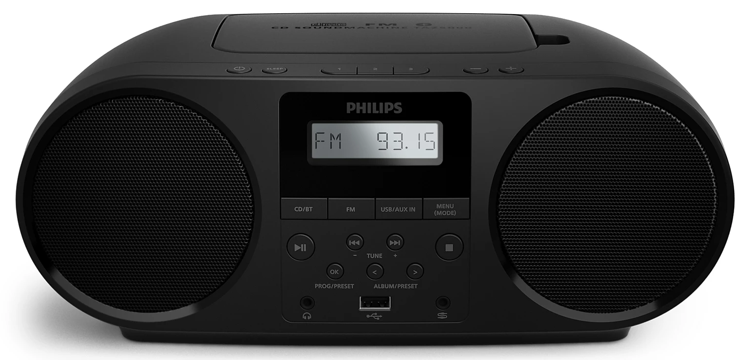 CD плейър Philips - TAZ5000/10, черен | Ozone.bg