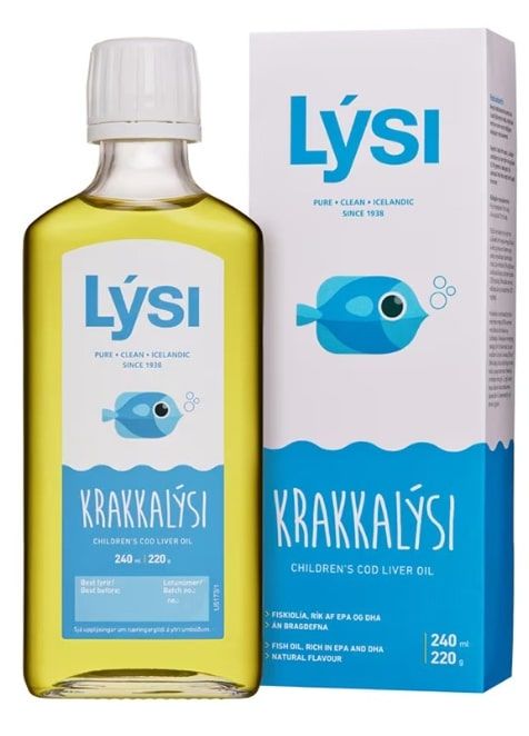 Children’s Cod Liver Oil, 240 ml, Lysi | Ozone.bg