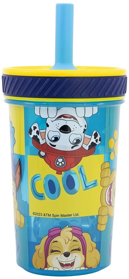 Чаша със сламка Stor Paw Patrol - Hi There, 370 ml | Ozone.bg