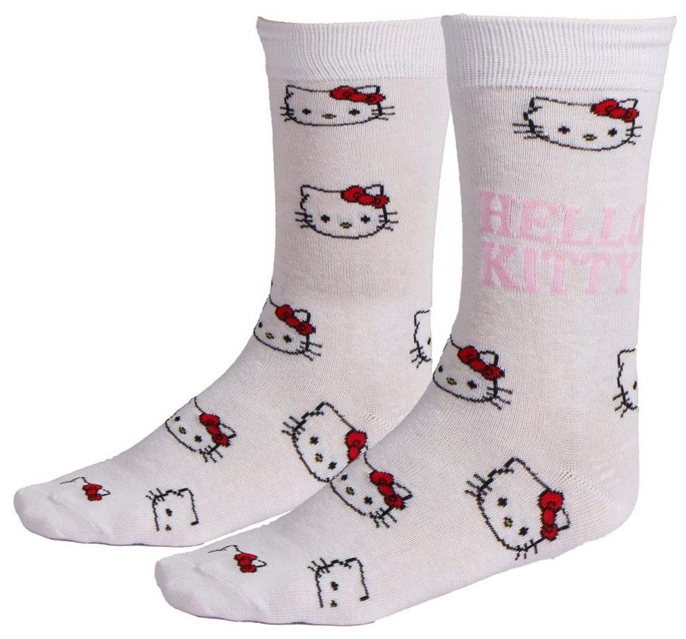 Чорапи Cerda Animation: Sanrio - Hello Kitty (White), Размер 36/43 ...
