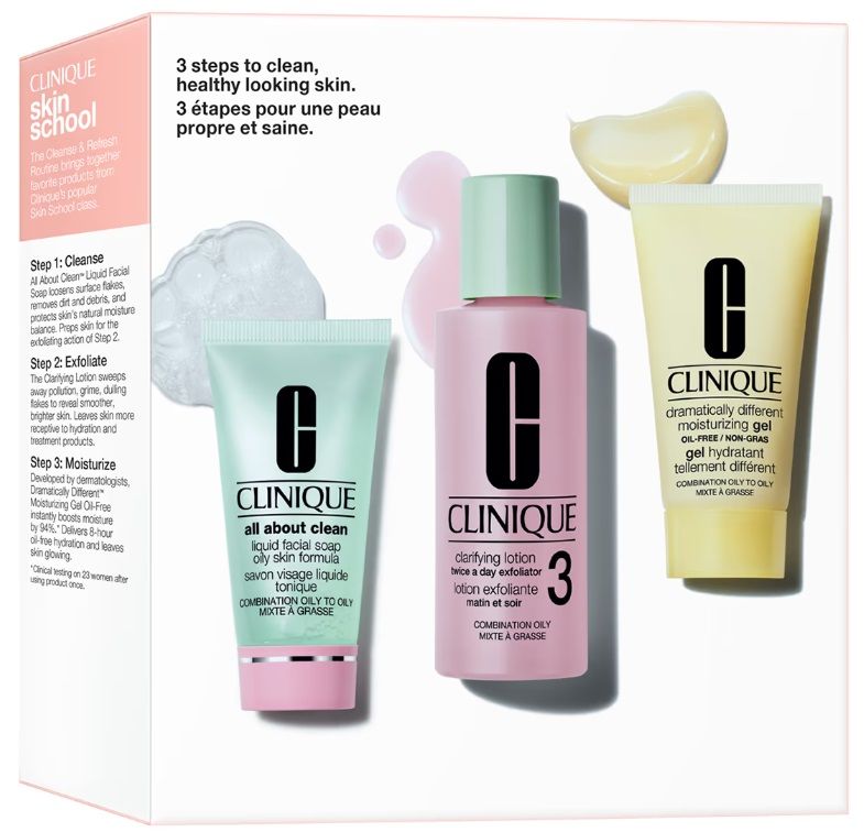 Clinique Комплект 3 Steps Skin Care Kit, 3 части | Ozone.bg