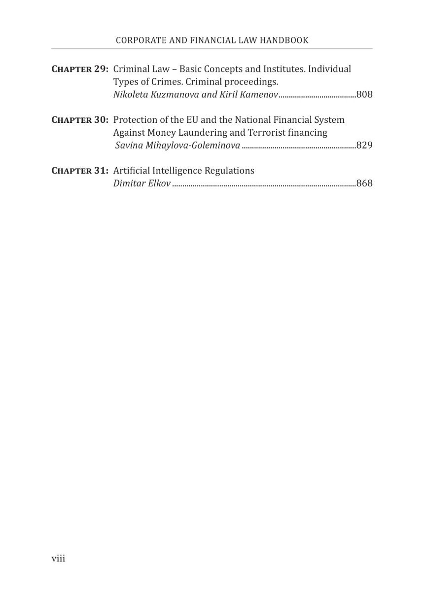 Corporate and Financial Law Handbook | Савина Михайлова-Големинова ...