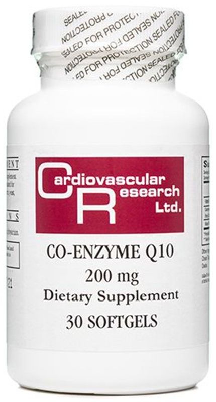 Co-Enzyme Q10, 200 mg, 30 капсули, Ecological Formulas | Ozone.bg
