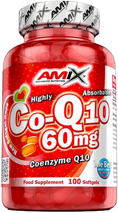 Coenzyme Q10, 60 mg, 100 капсули, Amix | Ozone.bg