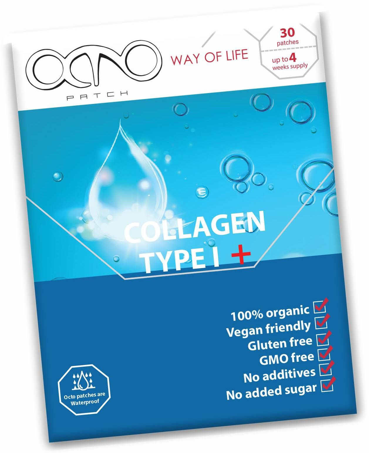 Collagen Type I+ Трансдермални пластири, 30 броя, Octo Patch | Ozone.bg